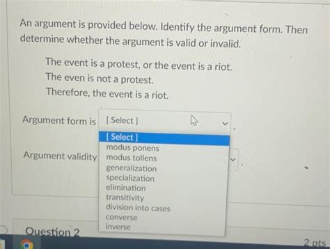 Solved An Argument Is Provided Below Identify The Argument