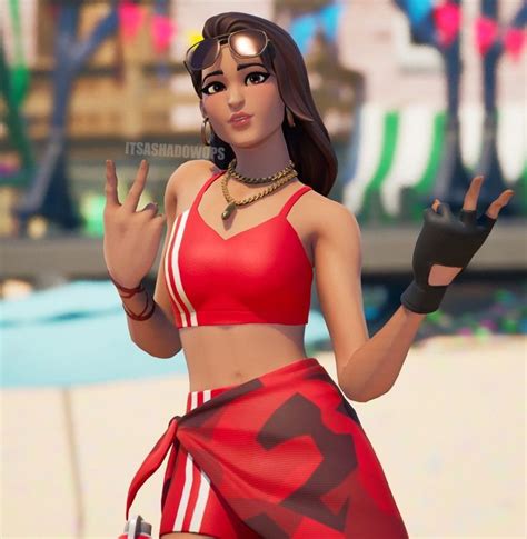 Boardwalk Ruby Fotografia Di Ragazza Hot Fortnite
