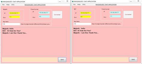Chat And Call Application With Encryption And Decryption Sourcecodester