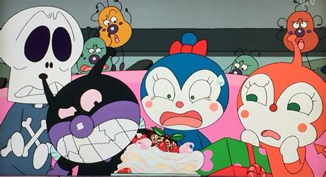 An Image Of Cartoon Characters In The Background