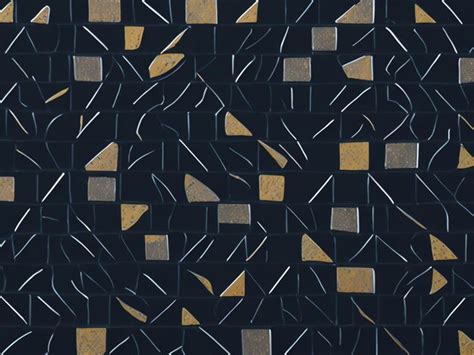 Premium AI Image Abstract Wallpaper With Mosaic Pattern And Geometric Tiles