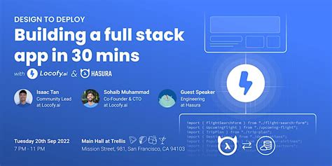 Sathya Nellore Sampat On Linkedin Design To Deploy Building A Full Stack App In 30 Mins With