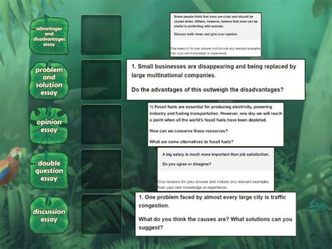 Essay Types Ielts Match Up