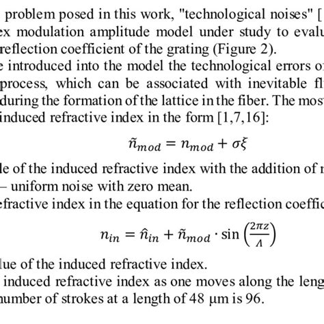 Dependence Of The Reflection Coefficient Of Homogeneous Fbg On λ