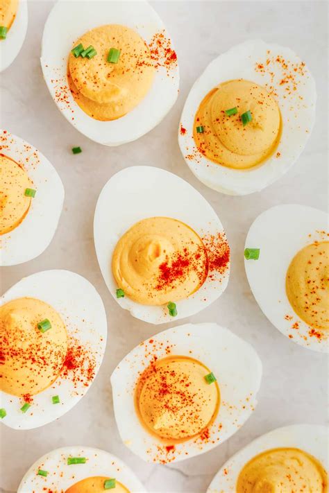 Easy Deviled Eggs With Paprika The Whole Cook