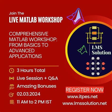 Comprehensive Matlab Workshop From Basics To Advanced Lms Solution