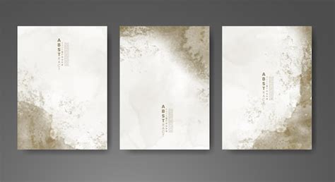 표지 날짜 엽서 배너 로고를 위한 수채화 배경 디자인 카드 프리미엄 벡터