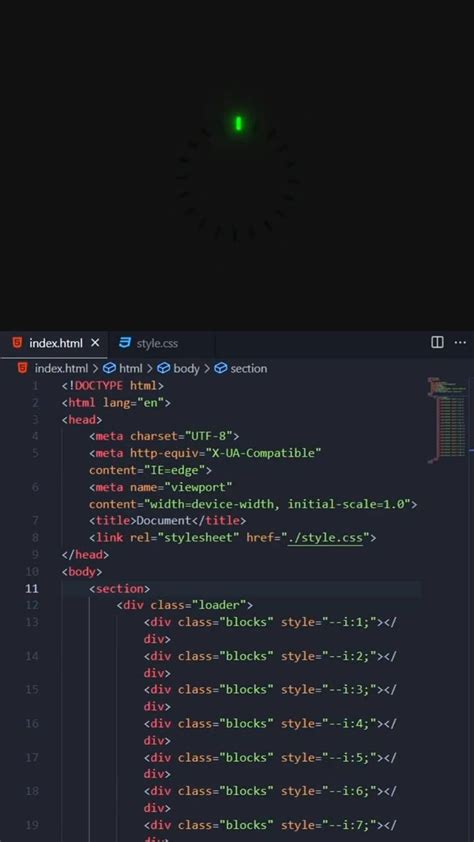 best 13 pure green css loader animation writing with html and css artofit