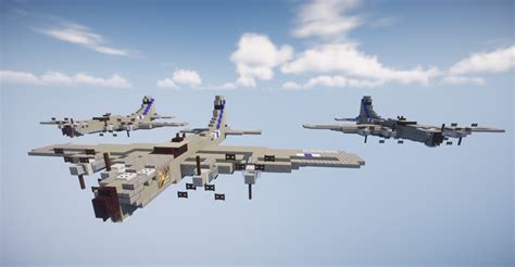 B 17 Flying Fortress 151 Scale Minecraft Map