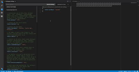No Split Editor Button On Workspace Settings Page Issue Microsoft Vscode GitHub