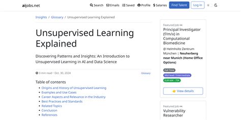 unsupervised learning explained
