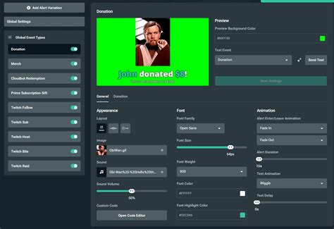 How To Add Custom Twitch Alerts With Streamlabs Alert Box V2 Twitch Images