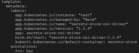 Bug Annotations Inserted Into Daemonset Labels · Issue 1093 · Kubernetes Sigs Secrets Store