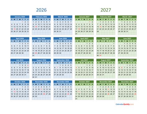 July 2026 June 2027 Calendar Free Printable Templates