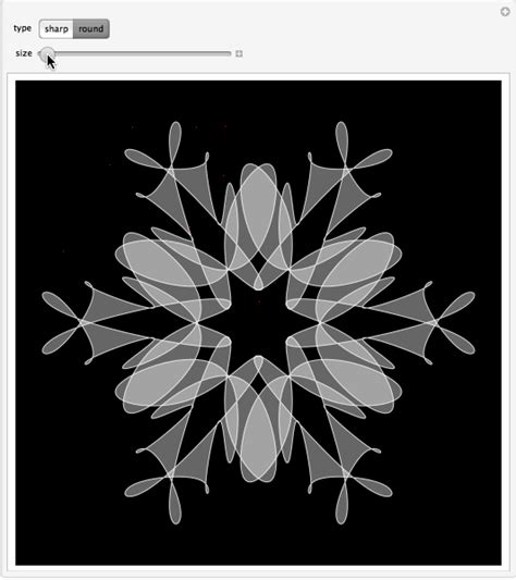 Graphics How To Generate A Random Snowflake Mathematica Stack Exchange