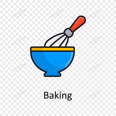 베이킹 벡터 채우기 개요 아이콘 디자인 일러스트 레이 션 Png 일러스트 무료 다운로드 Lovepik