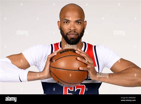 Washington Wizards Forward Taj Gibson Poses For A Photograph During An