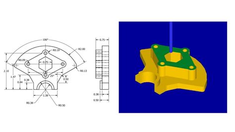 Tutorial Menggambar Menggunakan Aplikasi Mastercamx5 Latihan 3 Youtube