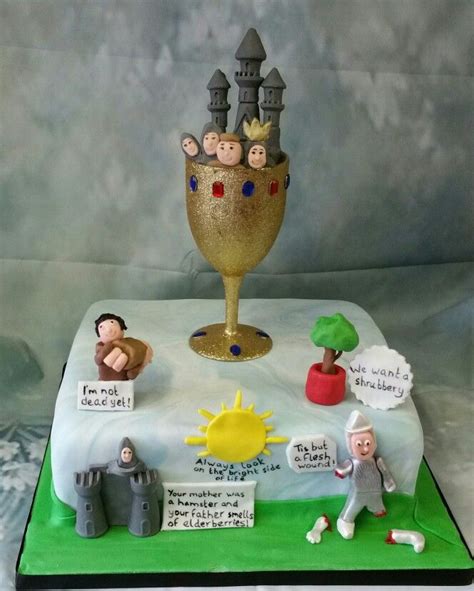 Monty Python Cake Monty Python Twin Birthday Cakes Movie Night Party