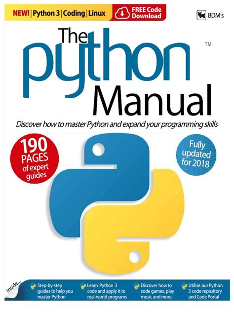 Pdf The Python Manual Compress Pdf Python Programming Language Operating System