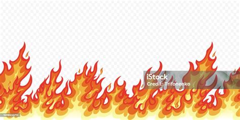 Pola Api Template Api Terisolasi Pada Latar Belakang Transparan Ilustrasi Stok Unduh Gambar