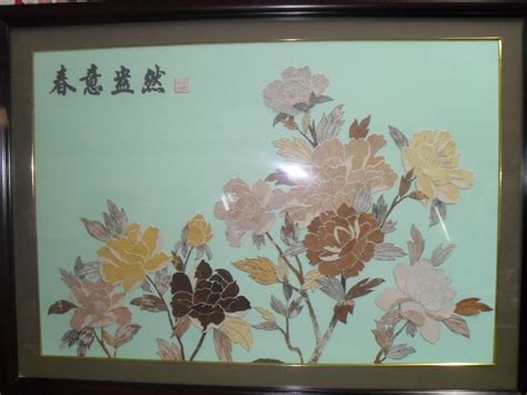 树皮画制作儿童树皮画树皮简笔画大山谷图库