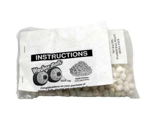 Washer Balls Refill Pellets No Detergent Clean Laundry Clothes Wash