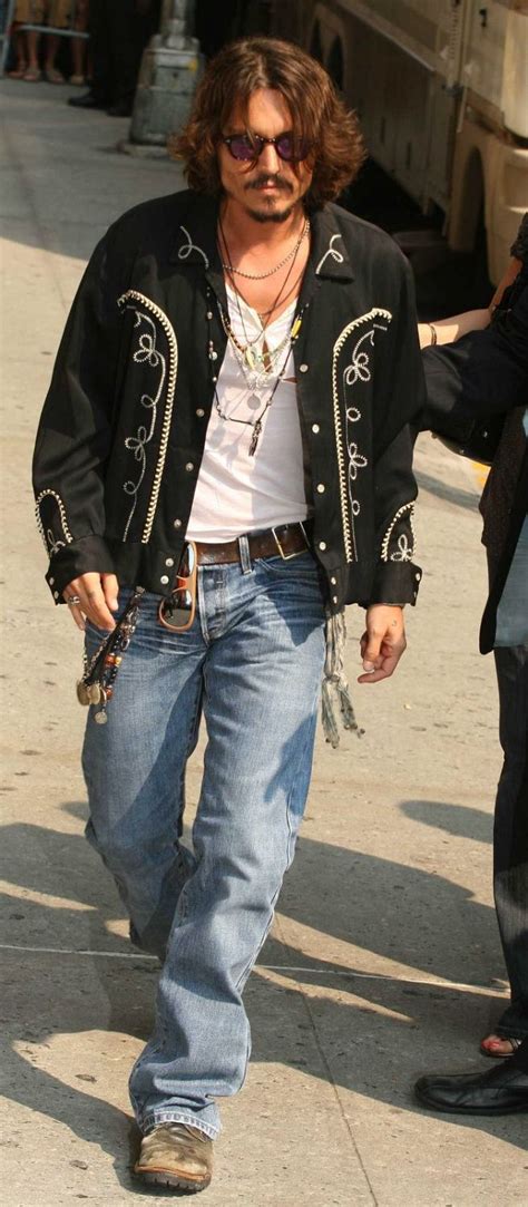 Johnny At The Letterman Show And Short Before In New York On July