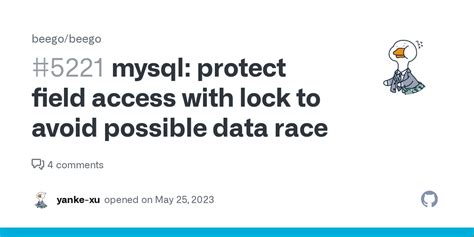 Mysql Protect Field Access With Lock To Avoid Possible Data Race · Issue 5221 · Beegobeego