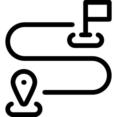 Start And Finish Free Maps And Flags Icons