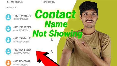 Contact Name Not Showing In Call Logcontact Name Not Showingcontact