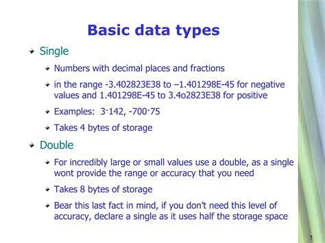 Data Types Vbnet Ppt