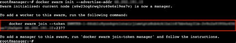 how to create a docker swarm