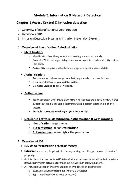 Introduction To Cyber Security Module III PDF