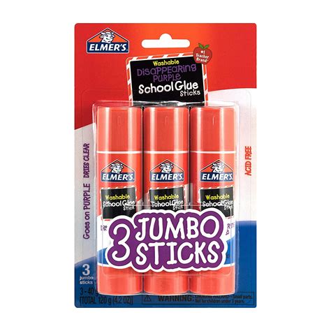 Elmers Jumbo Glue Sticks Crown Office Supplies