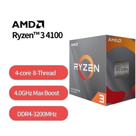 Процесор Am4 Amd Ryzen 3 4100 4 Cores 8 Threads Conicom