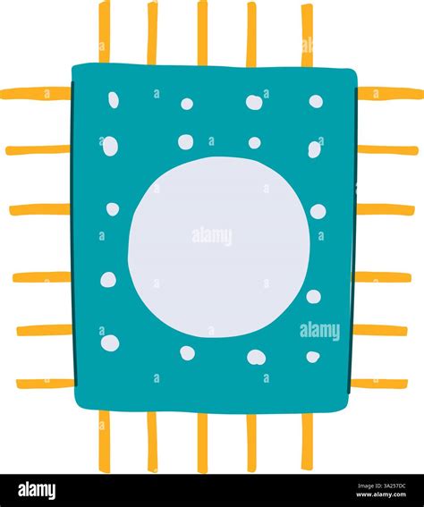 Technology Microchip Cartoon Vector Illustration Stock Vector Image And Art Alamy