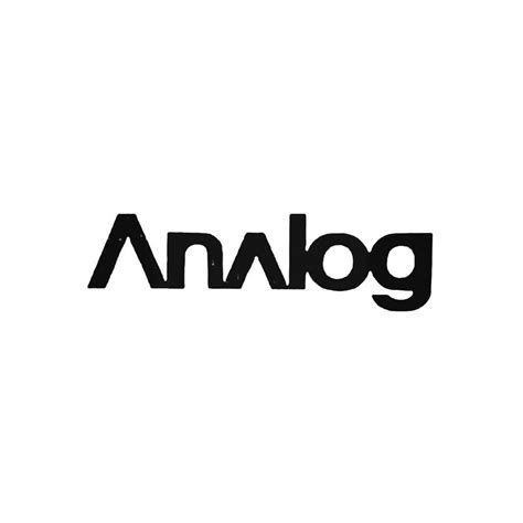 Buy Analog Text Surfing Decal Sticker Online