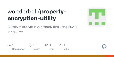 Github Wonderbellproperty Encryption Utility A Utility To Encrypt Java Property Files Using