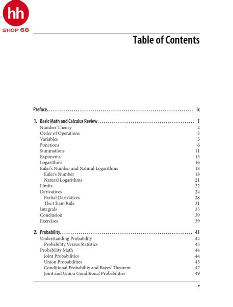 Essential Math For Data Science