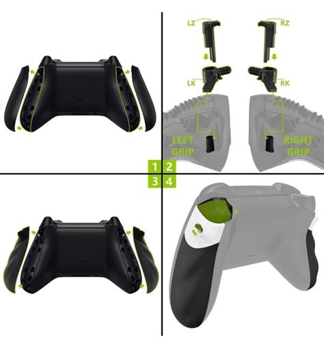 Rubber Side Grip Kit Trigger Stopper Mod Switch For Xbox Series X S Controller