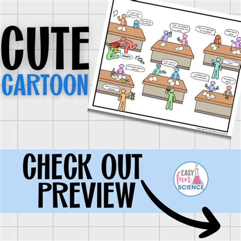 Lab Safety Cartoon Rules Posters For Middle And High School Science Lab