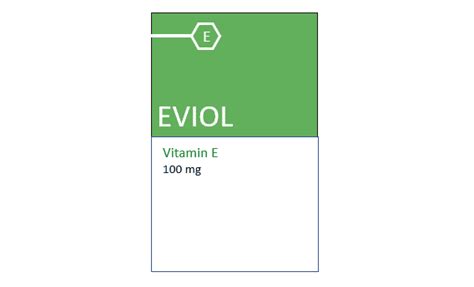 Eviol Βιταμίνη Ε 100mg κάψουλα Wikihealth Gr