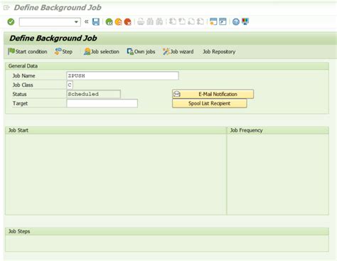 How To Schedule A JOB In SAP