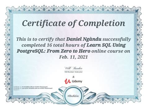 Postgresql Udemy Sql Daniel Ngandu 15 Comments
