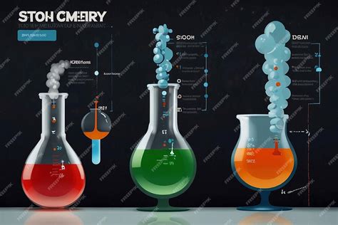 Premium Photo Mastering Stoichiometry Visual Guide To Chemical Equations
