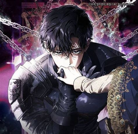 An Anime Character Is Holding His Hand To His Face And Looking Down At The Ground