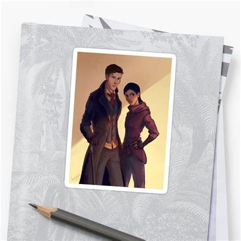 Kaz And Inej Stickers By Taratjah Redbubble