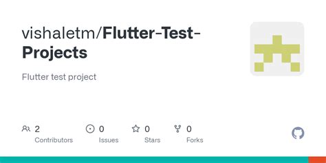 GitHub Vishaletm Flutter Test Projects Flutter Test Project