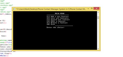 Phone Contact Manager System In C With Source Code Sourcecodester